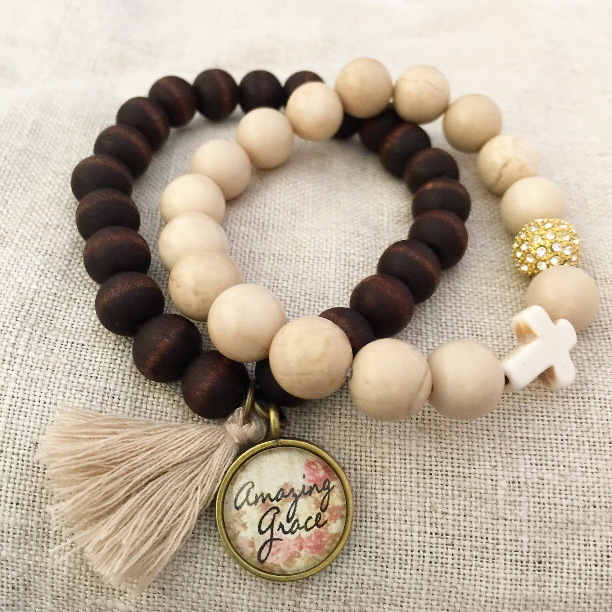 Amazing Grace Bracelet Stack – Redeemed Jewelry